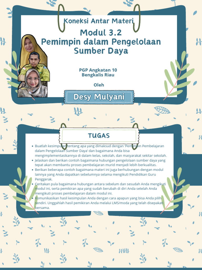 Koneksi Antar Materi 3.2 Desy | PDF