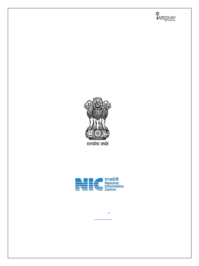 Parichay - User Login Manual V2.1.b4a9ccbe06352a9d1ed1 | PDF