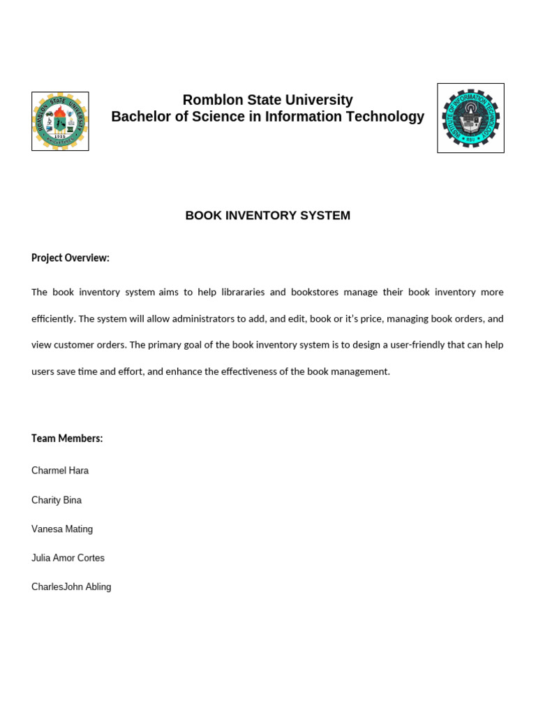 Book Inventory System for Libraries | PDF | Usability | User (Computing)