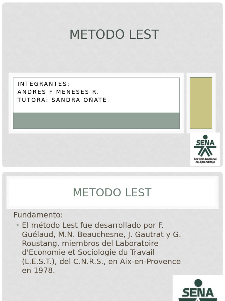 Metodo LEST | PDF