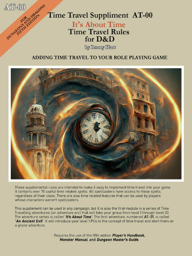 AT-00 Time Travel Rules | PDF