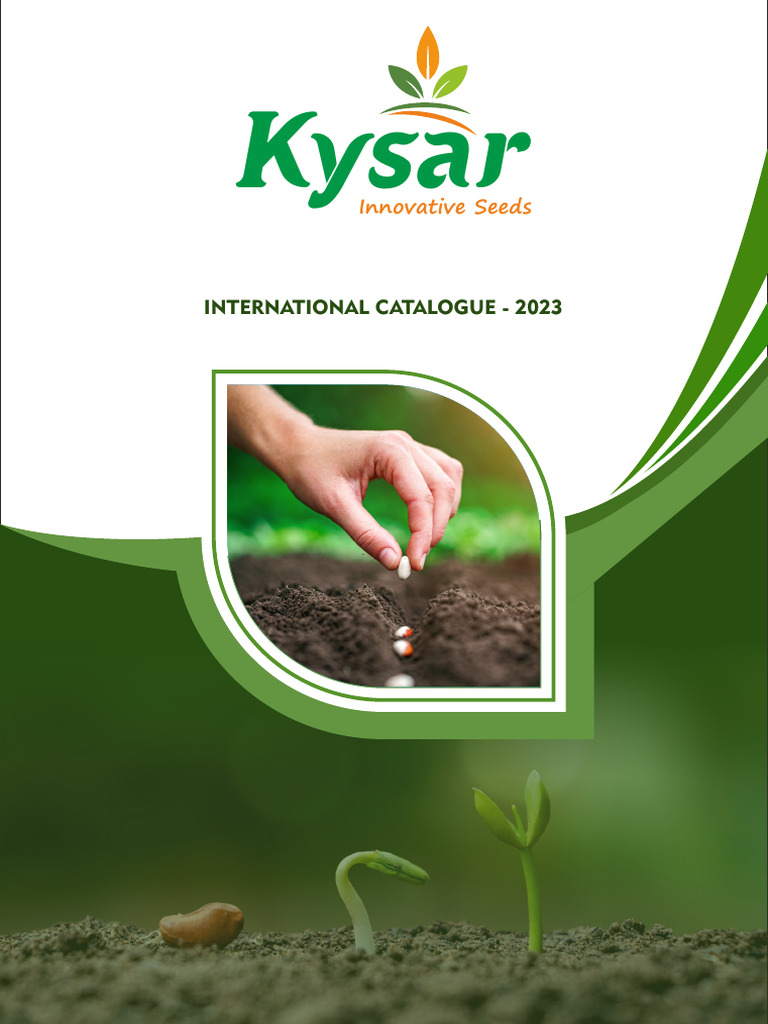 Kysar Seeds International PVT LTDIndia. Catalog 2023 | PDF