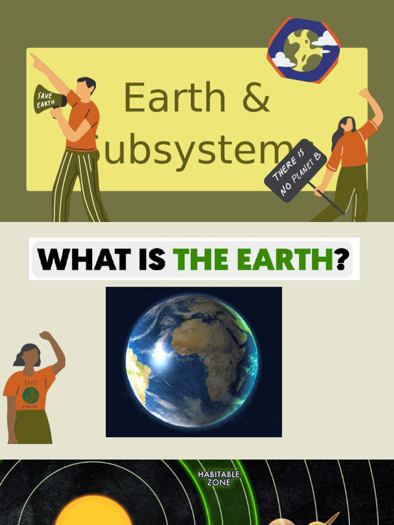 Module 2-The Earth and Subsystem | PDF