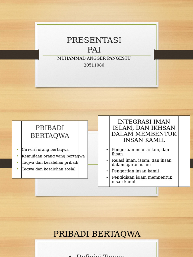 Presentasi Pai | PDF