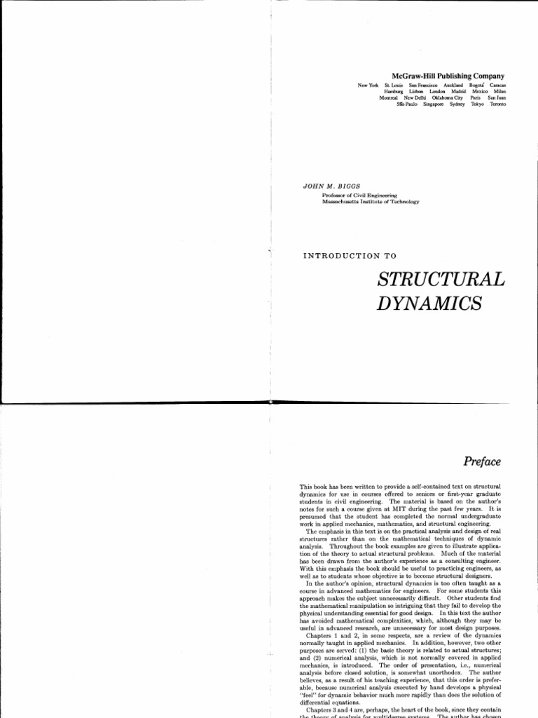 Biggs Introduction To Structural Dynamics-All | PDF