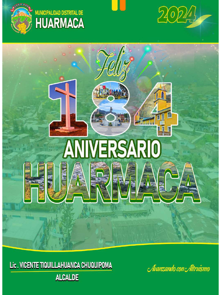 Programa Del 184° Aniversario | PDF