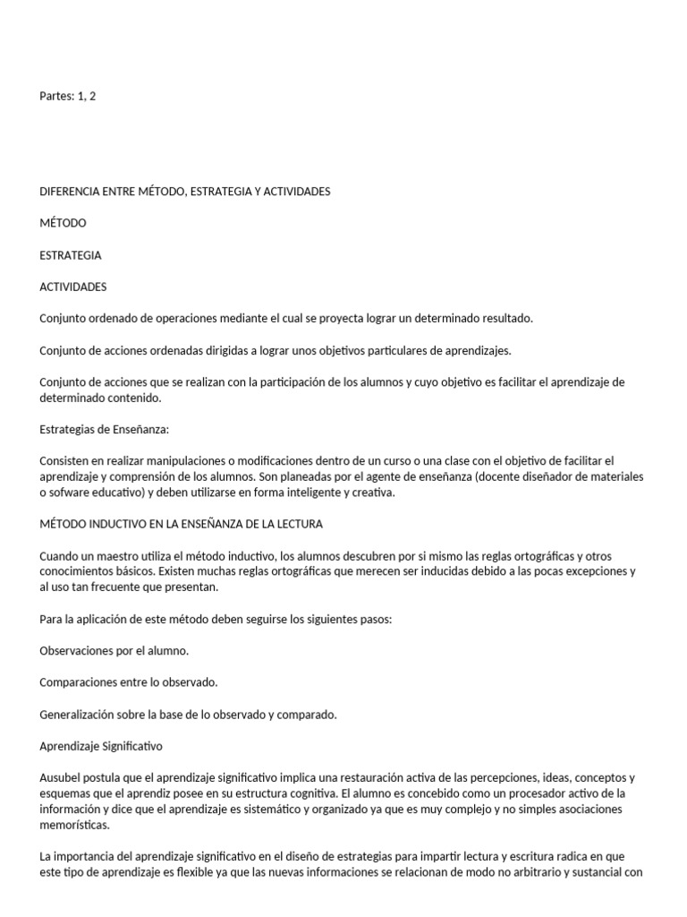 Estrategias y Metodos de La Lectura Escr | PDF