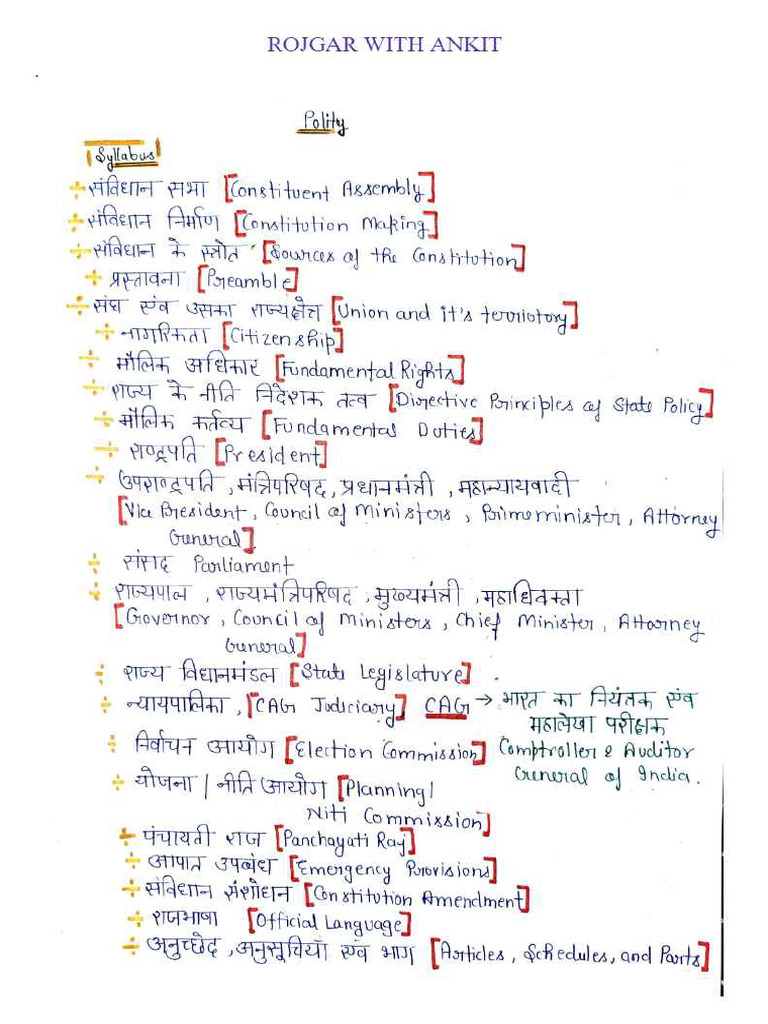 Polity Notes | PDF