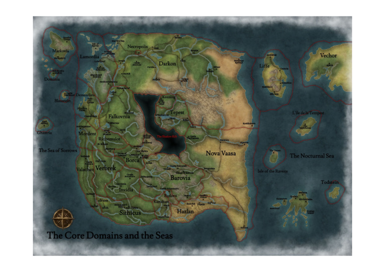 Ravenloft Map | PDF