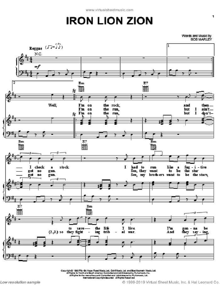 Iron Lion Zion | PDF