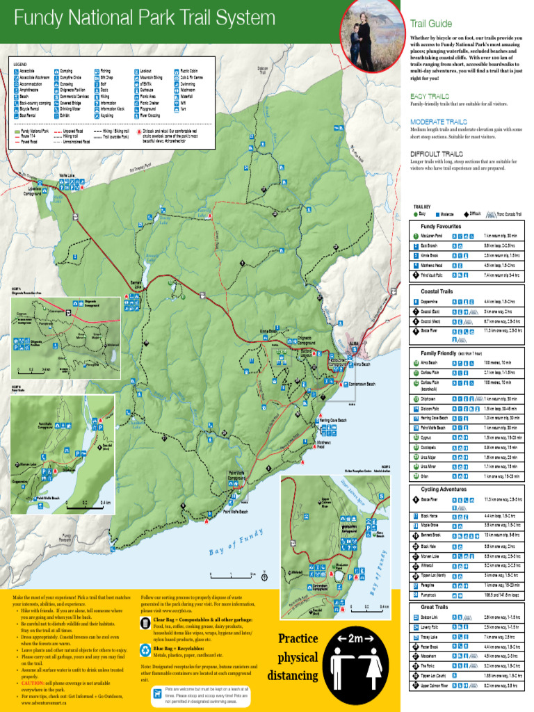 Fundy National Park Trail Map 2020 | PDF