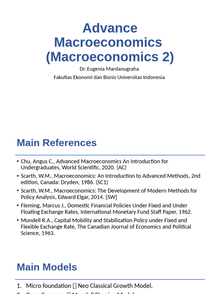 Advance Macroeconomics | PDF