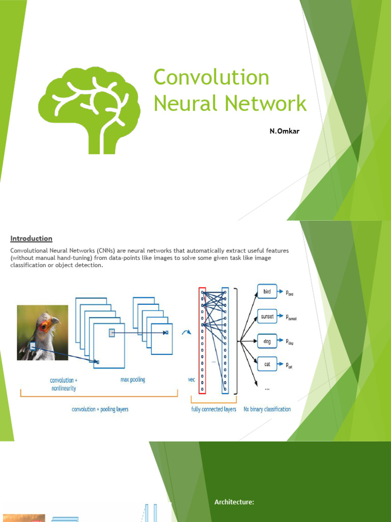 Convolution Neural Network: N.Omkar | PDF