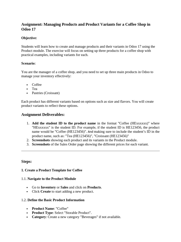 ISM302 Assignment 1.3 Product | PDF
