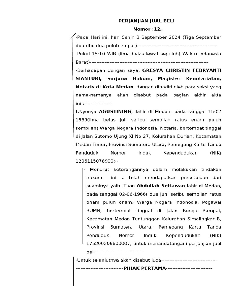 PJB Akta Gresya | PDF