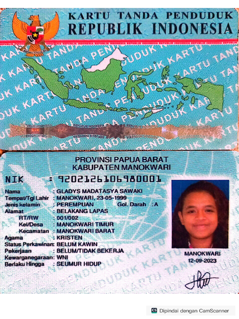 KTP Gladys M Sawaki | PDF
