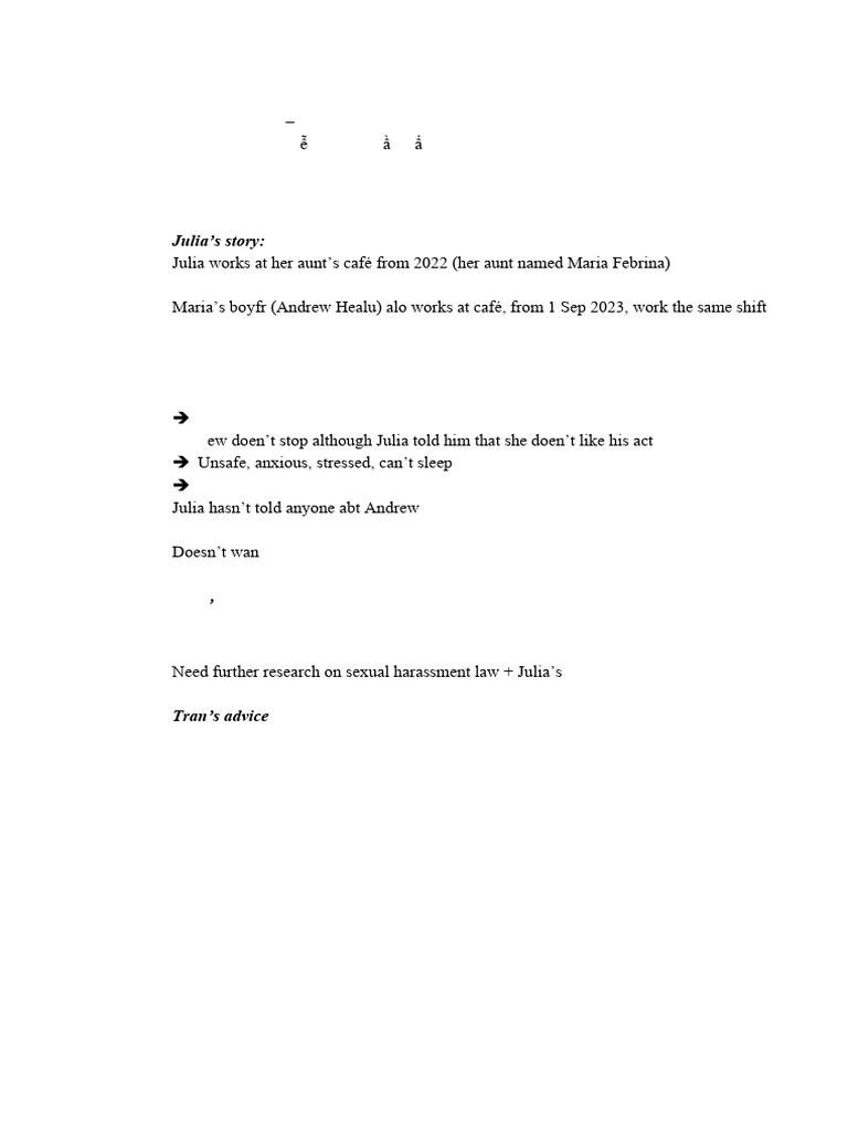 HW File Notes + Letter of Advice - Mai Tran | PDF