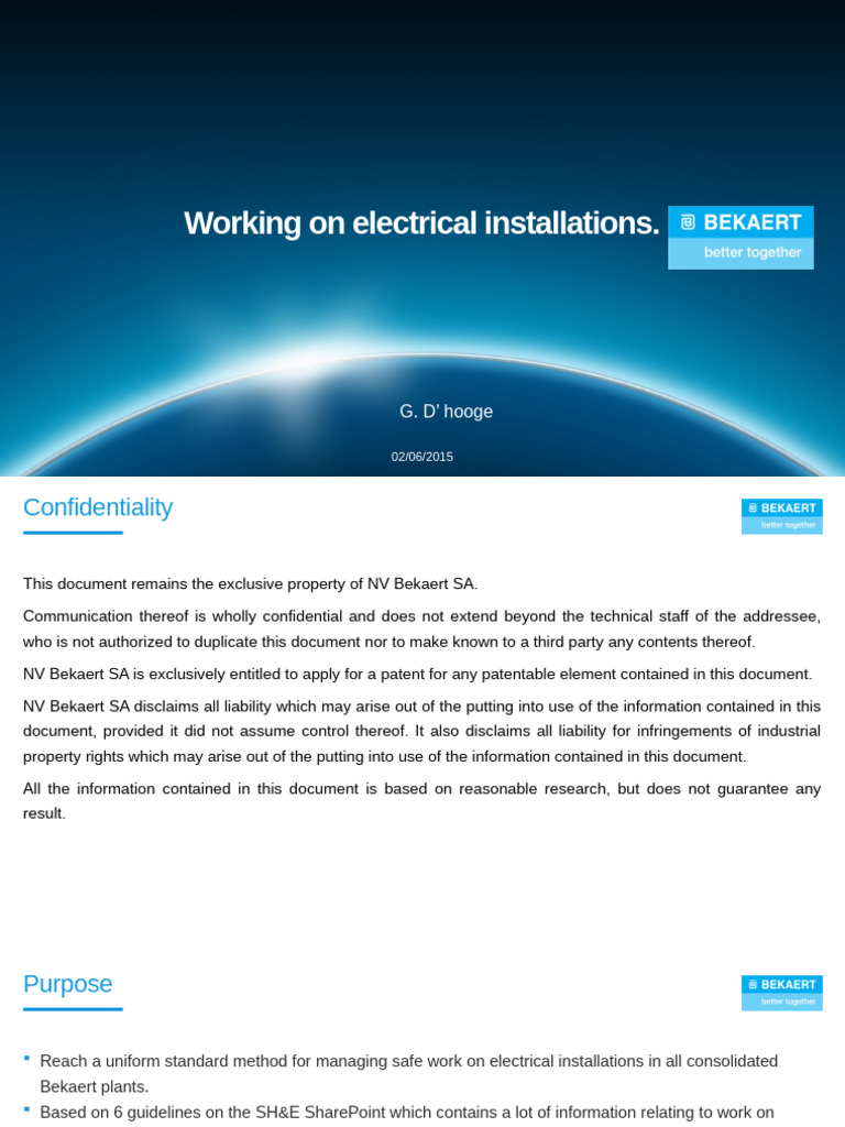 Electrical Safety Management Guidelines | PDF | Capacitor | High Voltage