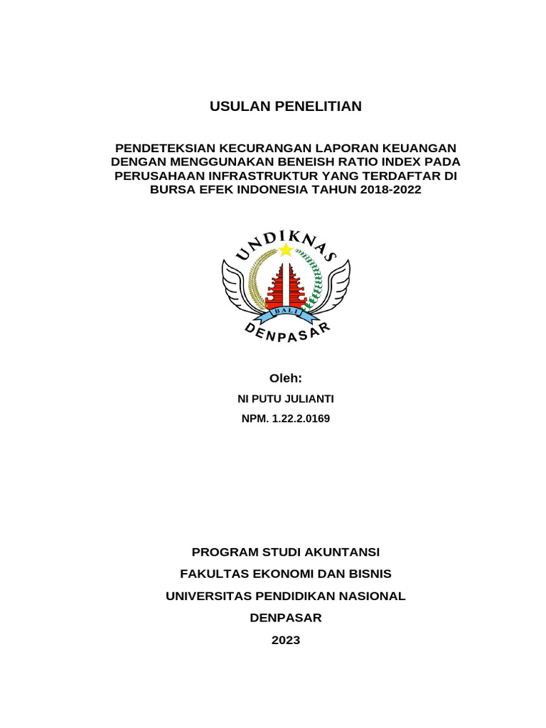 Kerangka Proposal - 3 | PDF