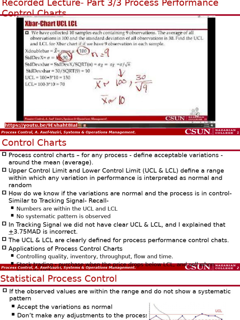 Process Control-Quant-1 | PDF | Statistical Analysis | Teaching Mathematics