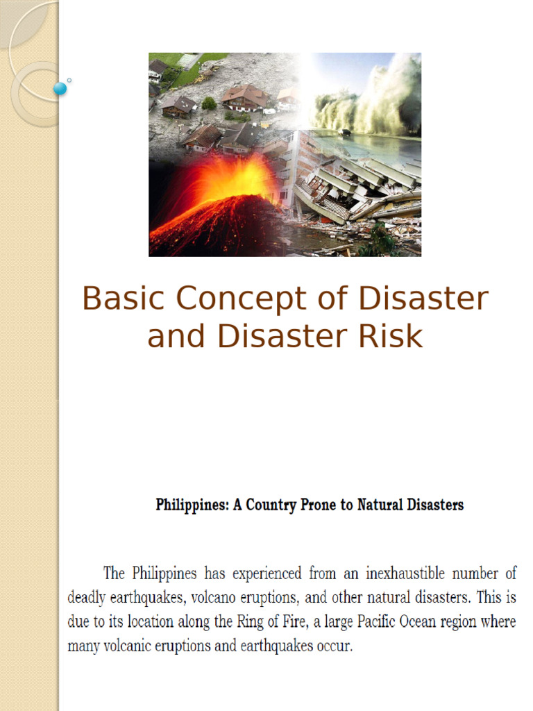 Basic Concept of Disaster and Disaster R | PDF