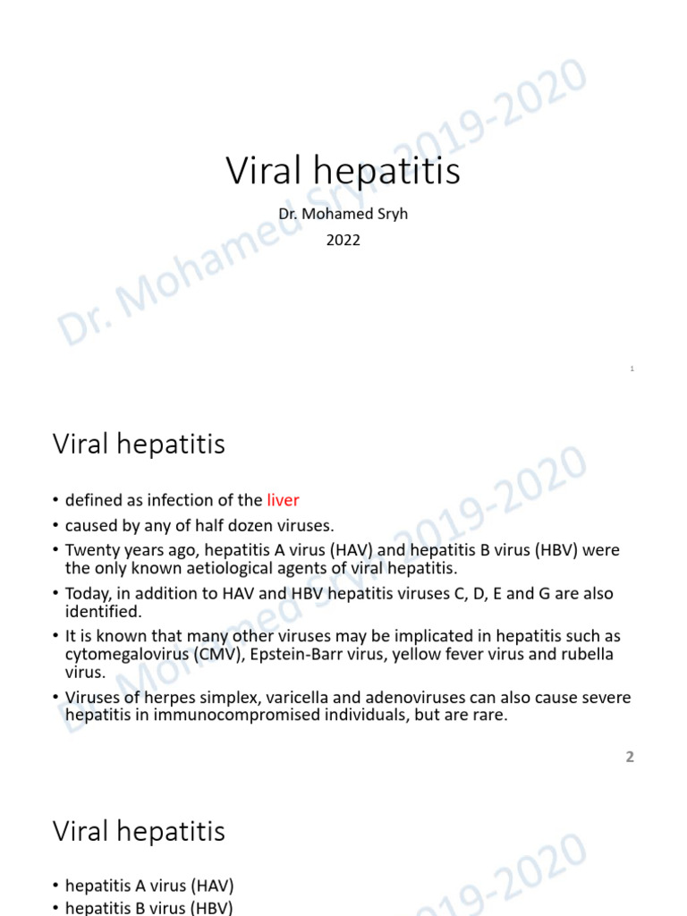 Viral Hepatitis | PDF