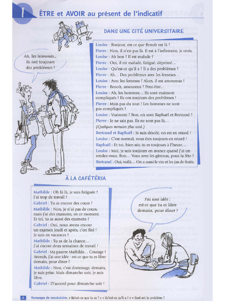 Grammaire en Dialogues Niveau Debutant | PDF