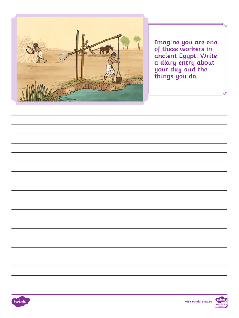 Au L 1628138777 Ancient Egyptian Writing Prompts - Ver - 3 | PDF