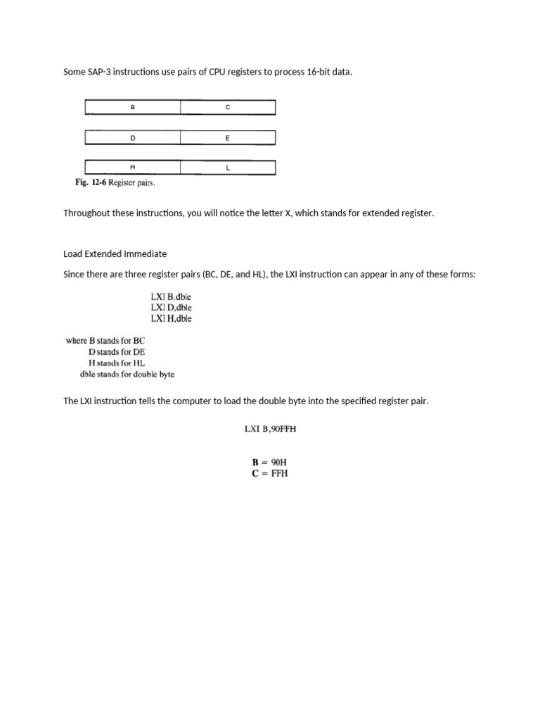 12-8 Load Extended Immediate | PDF