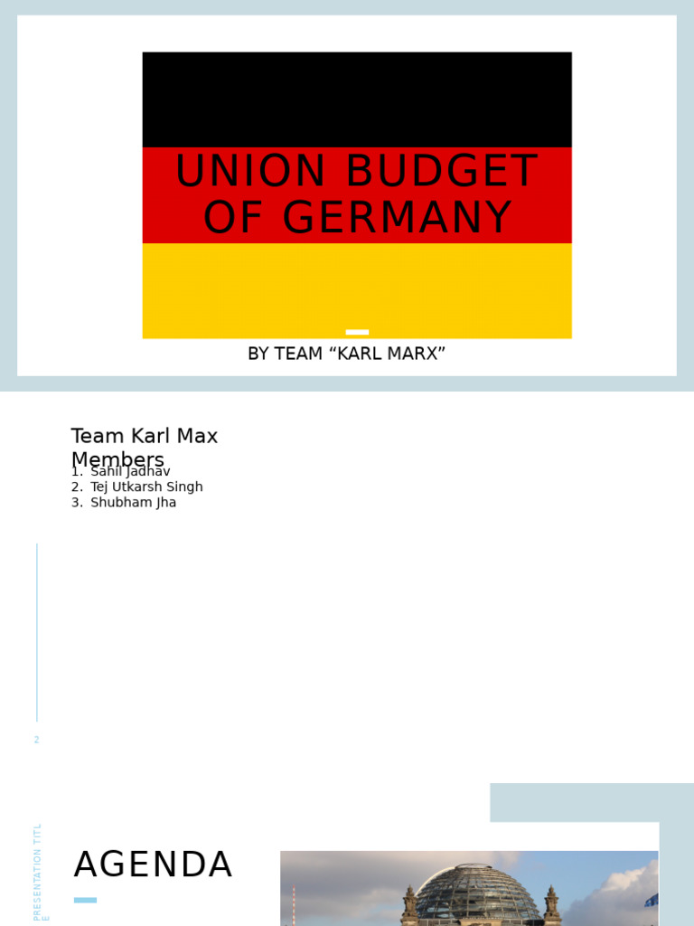 Germany's Union Budget Overview 2023 | PDF | Welfare | Germany