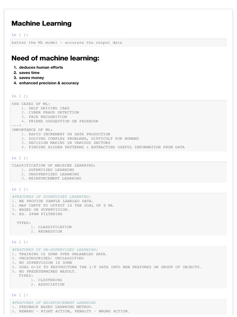DataScience ML1 | PDF
