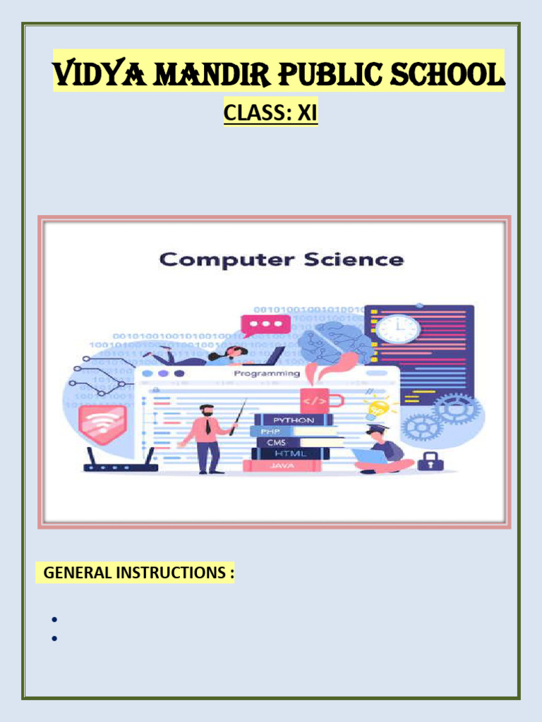 Xi Computer - Science - Assignment (2024-25) | PDF