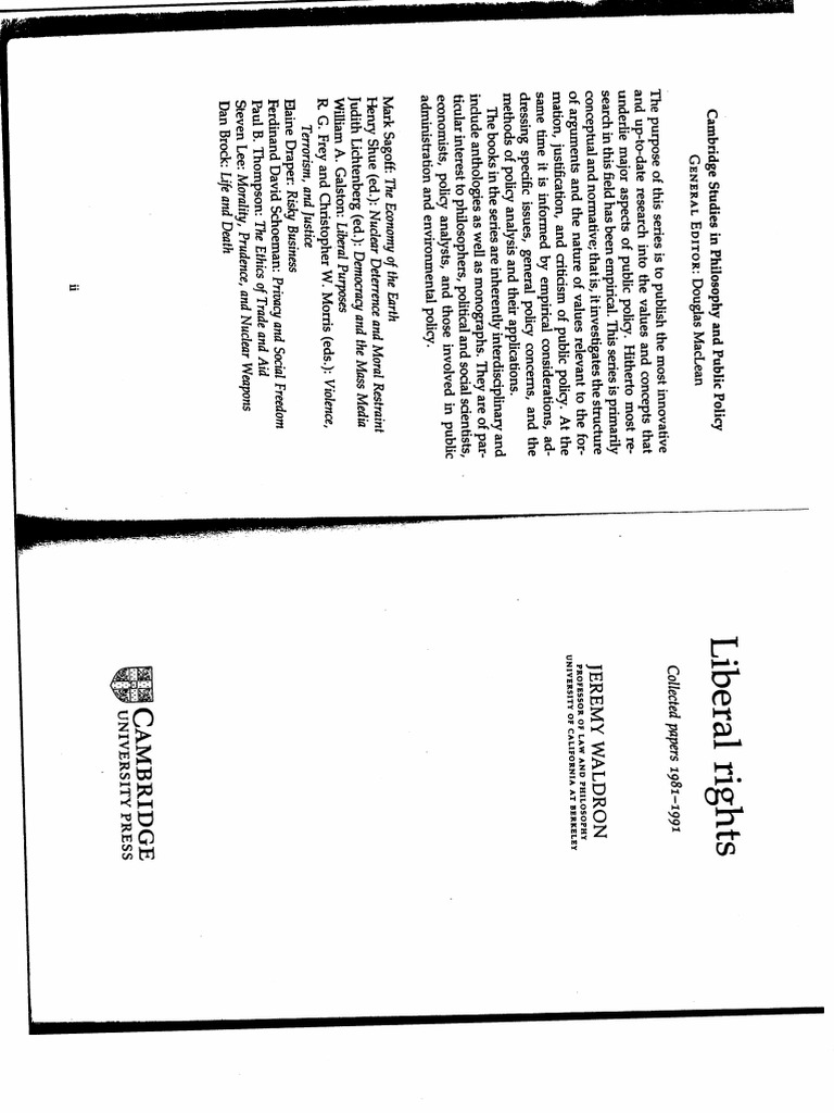 Waldron, Neutrality | PDF