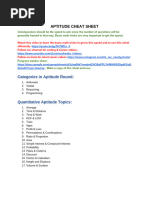 Gate Aptitude Short Notes | PDF
