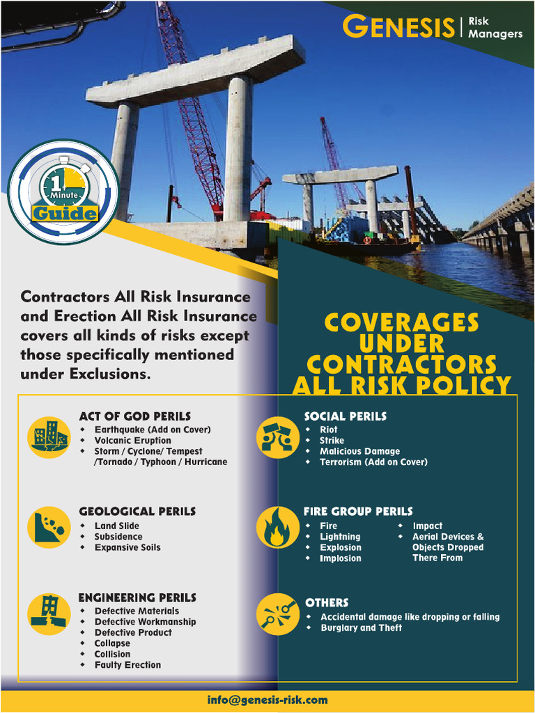 Coverages Under Construction Policies | PDF