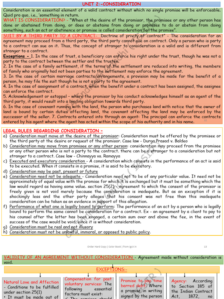 Chart Book Unit 2 Consideration | PDF