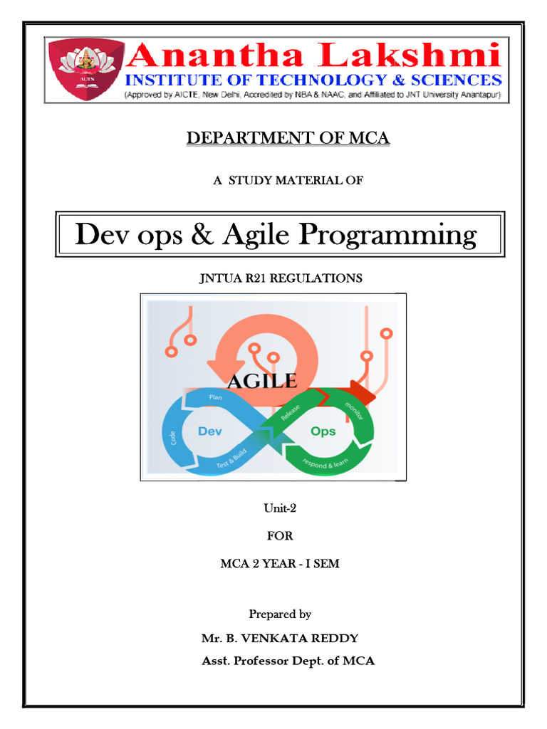 Devops & Agile Programming Unit-2 | PDF | Version Control | Computing