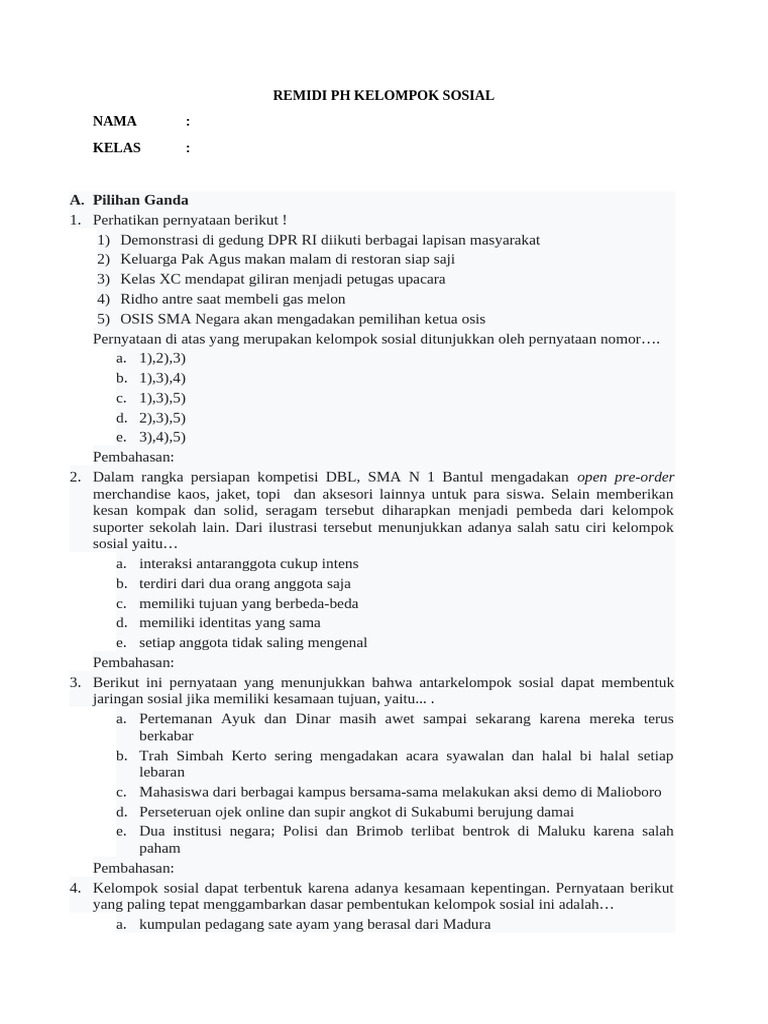 Remidi | PDF