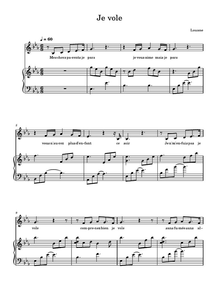 Je Vole Louane | PDF