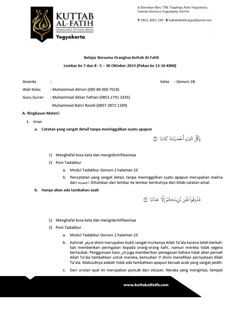 BO 7 Q2B-Ikh Sm1 Akhsin-1 | PDF