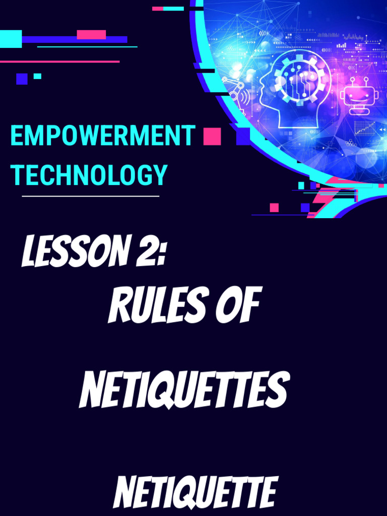 Rules of Netiquette | PDF