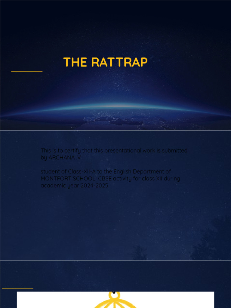 Project On Rattrap | PDF