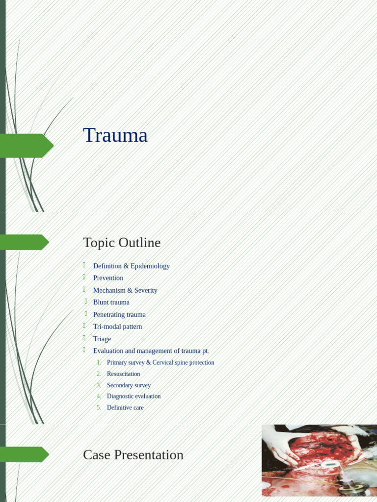 Lecture 4 Trauma | PDF