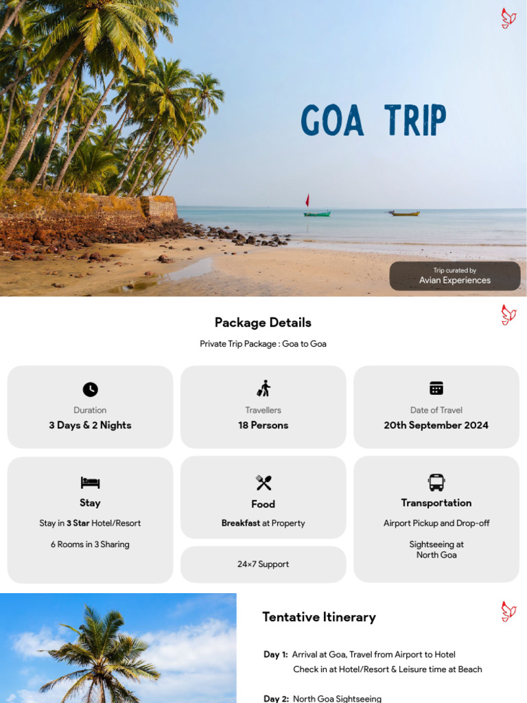 Goa Trip: Avian Experiences | PDF