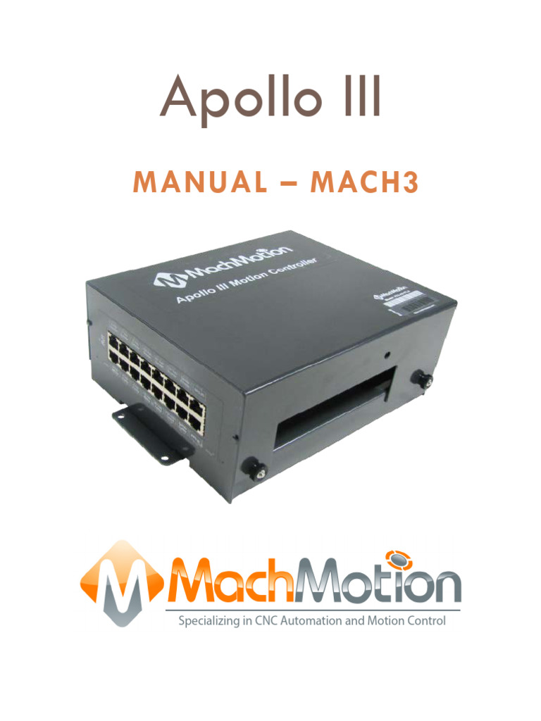 Apollo III Manual Mach3 | PDF