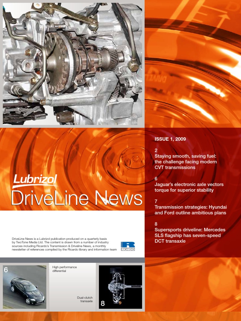 Drive Line News Issue 12009 | PDF | Transmission (Mechanics ...