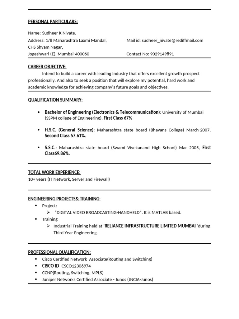 Sudheer Nivate Network Security 1 1 | PDF