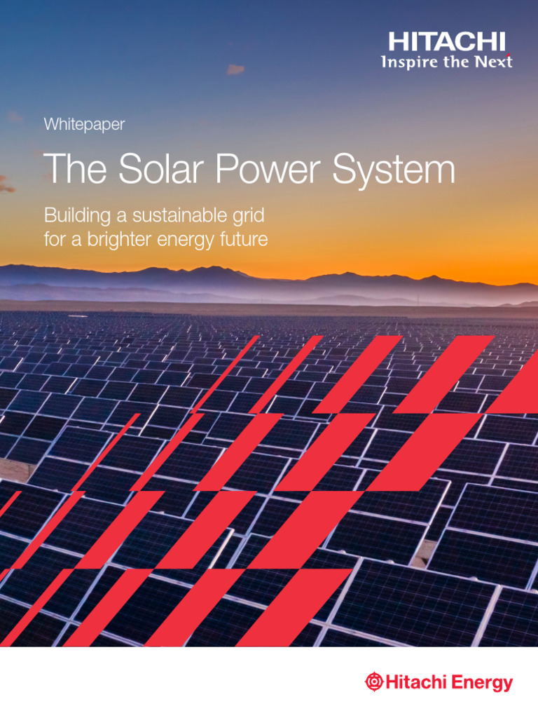 US Solar Whitepaper - Hitachi Energy-1 | PDF | Renewable Energy | Law