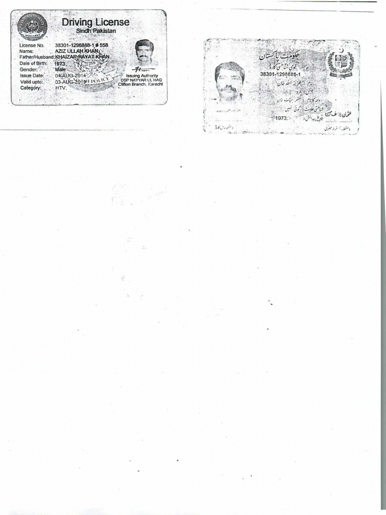 Driving License | PDF