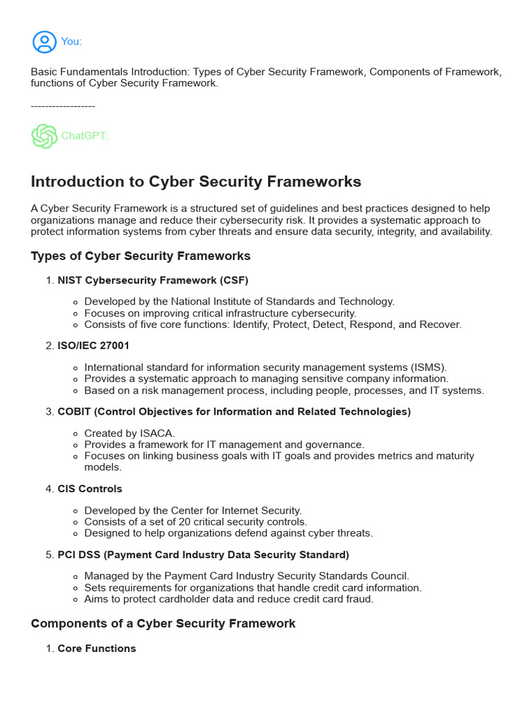 Midterm CSD4008 CYBER SECURITY FRAMEWORK | PDF